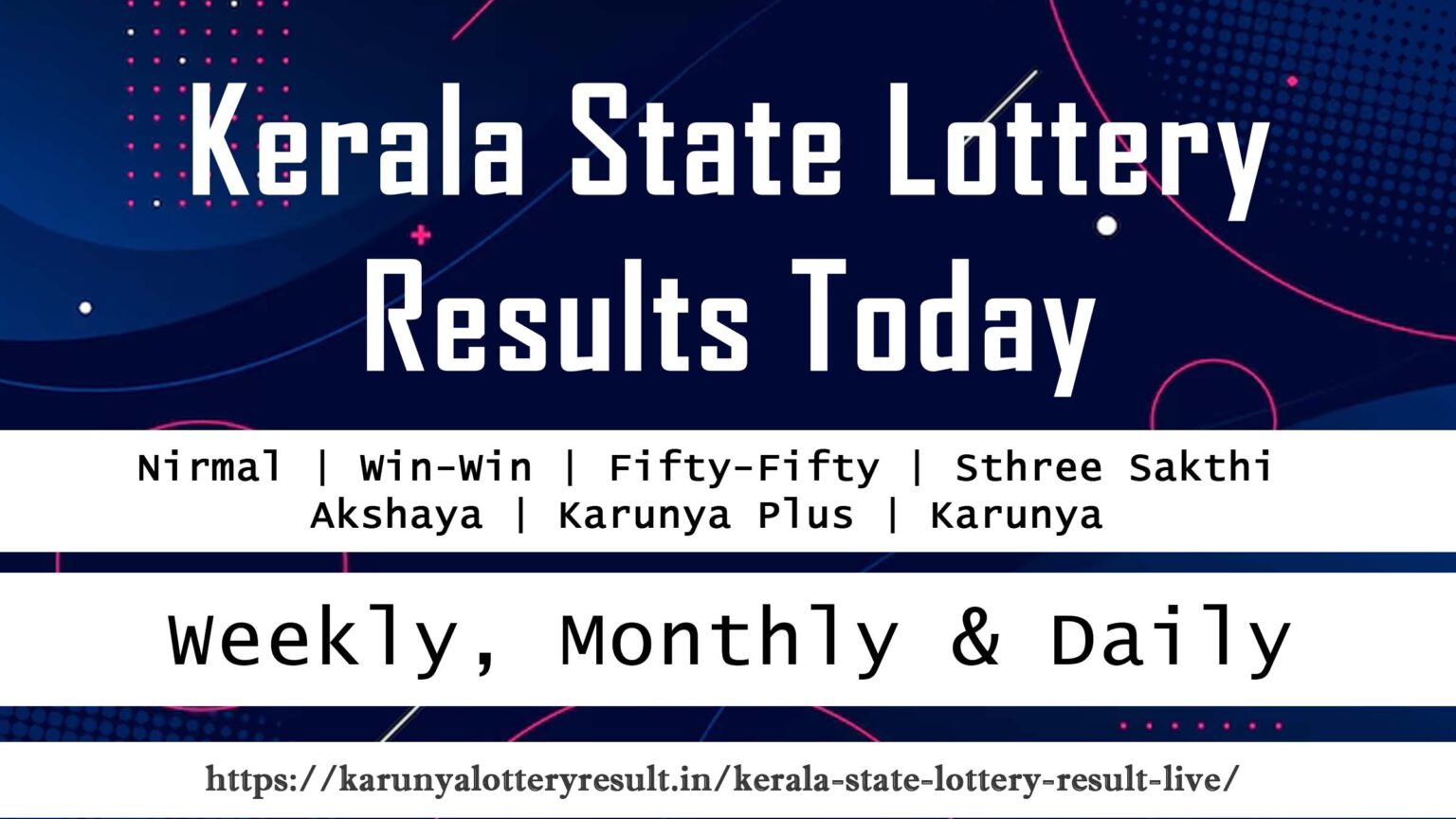 Kerala State Lottery Result Today | Live & Fast Updates